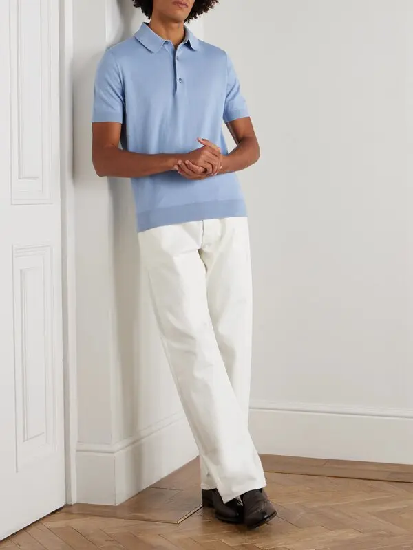 Zegna Slim-fit Cotton Polo Shirt