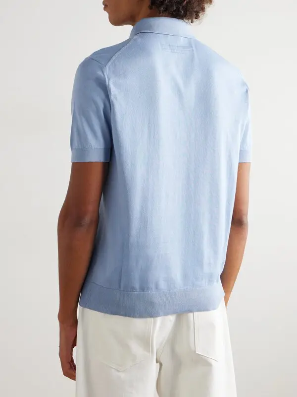 Zegna Slim-fit Cotton Polo Shirt