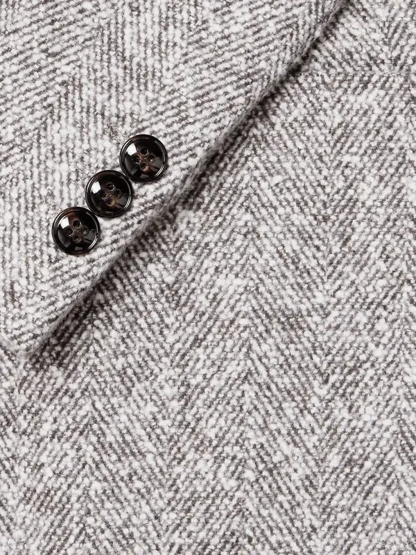 Nn07 Jordin 1087 Double-breasted Recycled-herringbone Suit Jacket