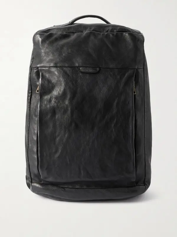 Officine Creative Helmet 052 Leather Backpack - Black
