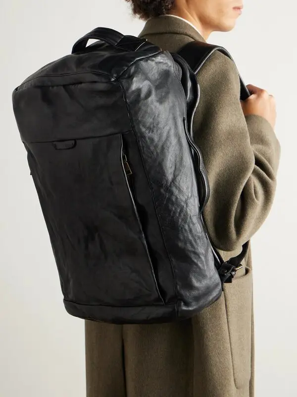 Officine Creative Helmet 052 Leather Backpack