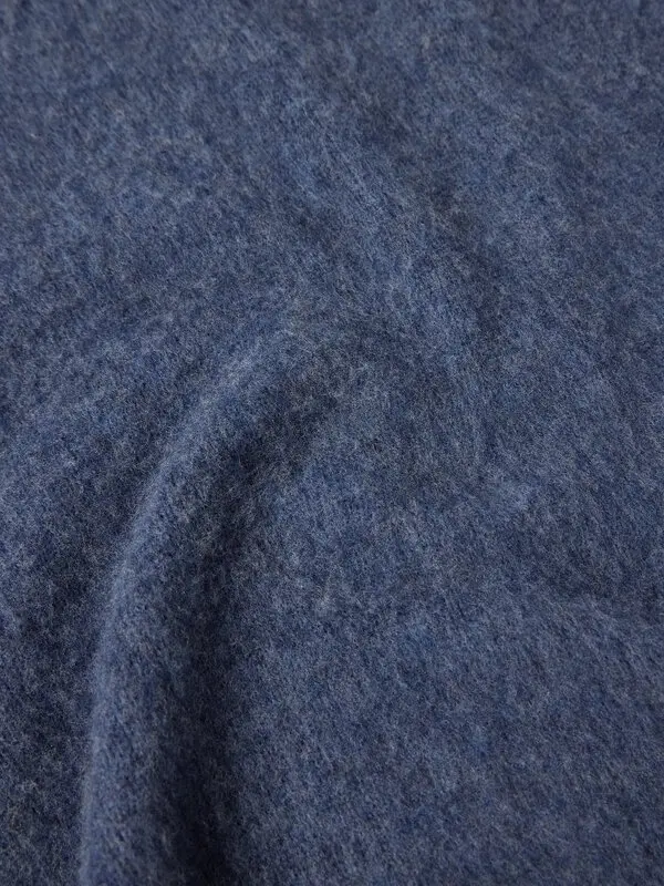 Boglioli Slim-fit Wool And Cashmere-blend Sweater - Blue