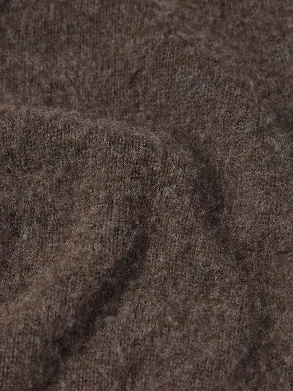 Boglioli Brushed Virgin Wool And Cashmere-blend Cardigan
