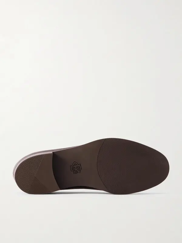 EDWARD GREEN Pimlico Full-grain Leather Penny Loafers