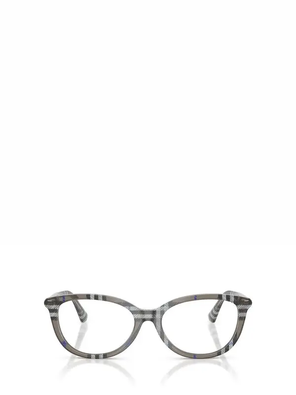 Burberry Cat-eye Eyeglasses - Check Lichen
