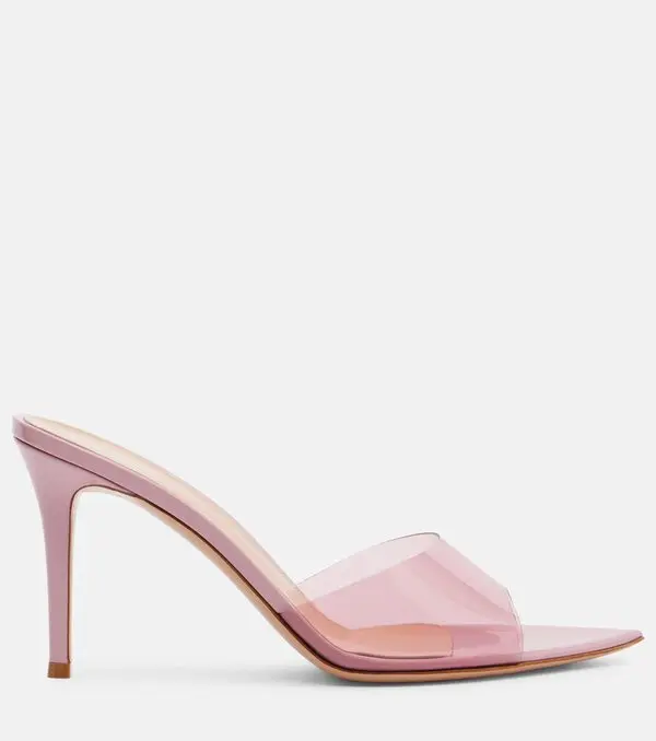 GIANVITO ROSSI Elle 85 Mules - Pink