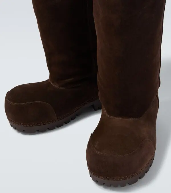 Balenciaga Alaska Suede Knee-high Boots