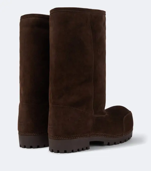 Balenciaga Alaska Suede Knee-high Boots