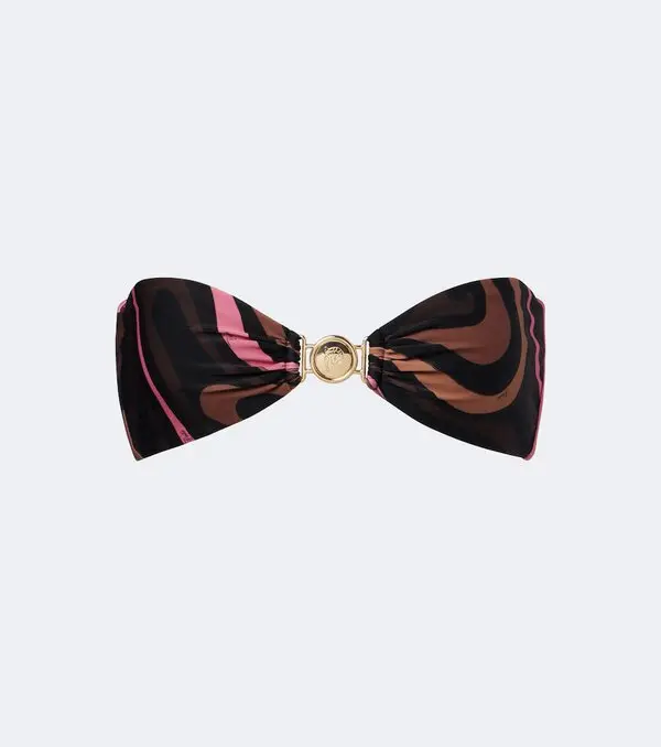 Emilio Pucci Marmo Bikini Top - Multicoloured
