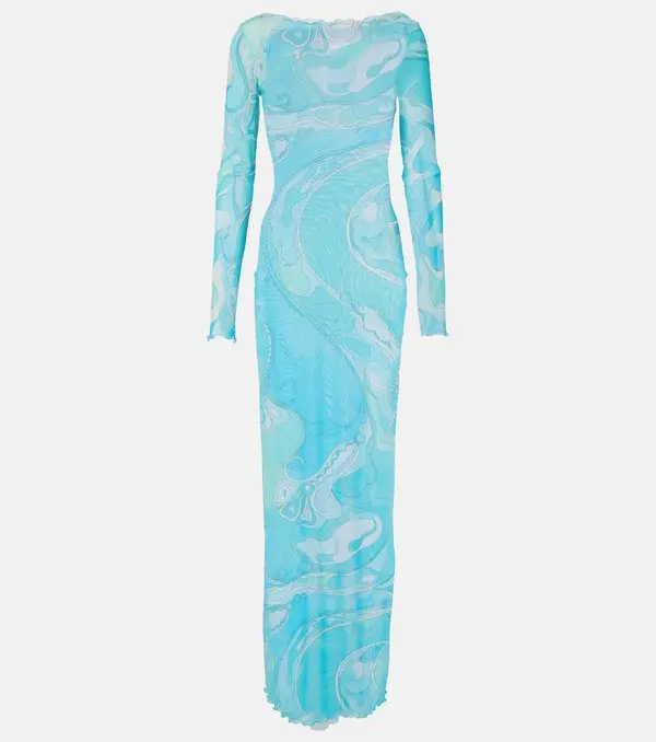 Emilio Pucci Blue Dresses | Editorialist