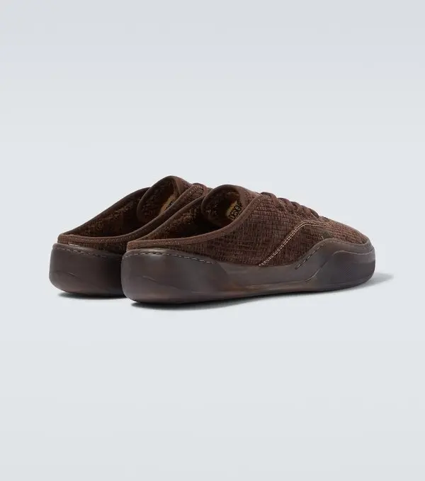 ERL Camino Corduroy Mules - Brown