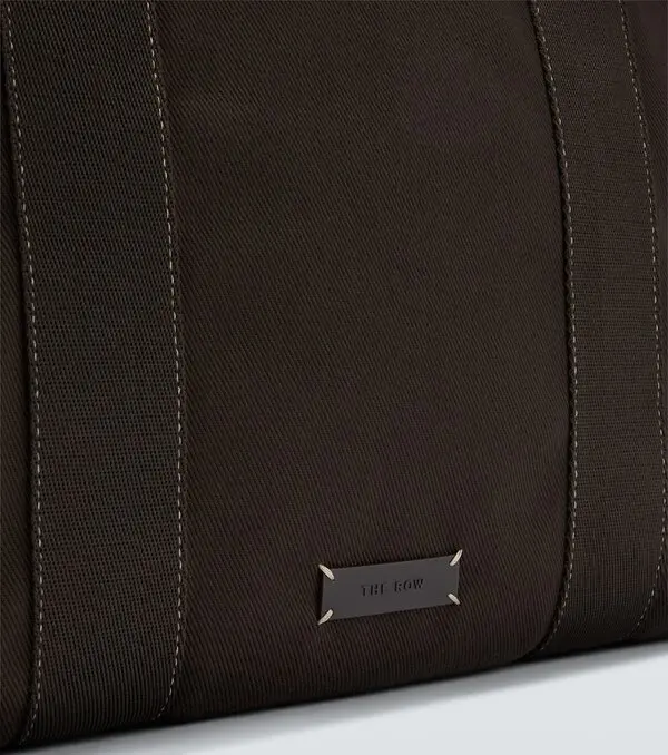 THE ROW Sisal Canvas Duffel Bag - Brown