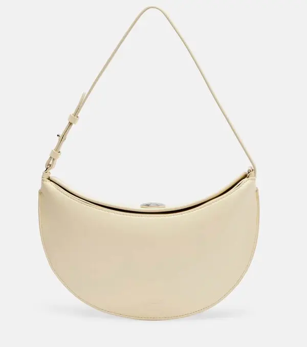Jacquemus Ovalo Small Leather Shoulder Bag - Yellow