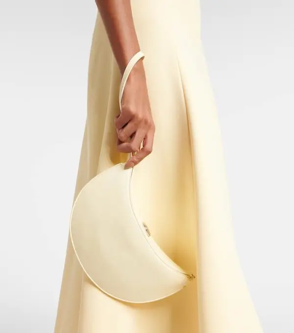 Jacquemus Ovalo Small Leather Shoulder Bag - Yellow