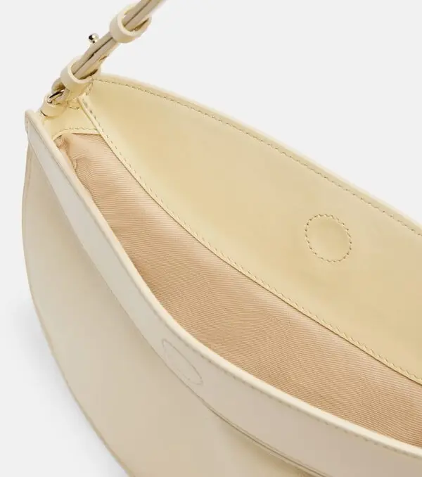 Jacquemus Ovalo Small Leather Shoulder Bag - Yellow