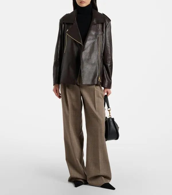 Dorothee Schumacher Sleek Statement Leather Biker Jacket