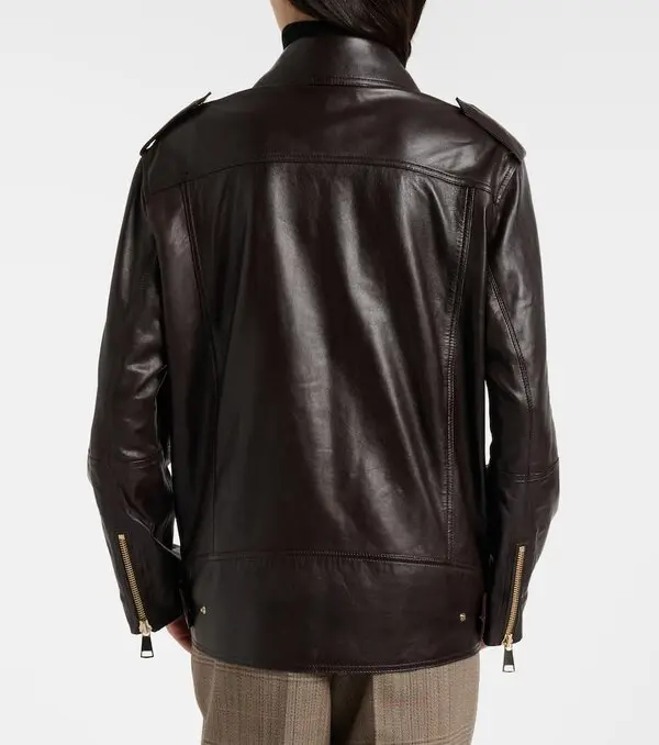 Dorothee Schumacher Sleek Statement Leather Biker Jacket