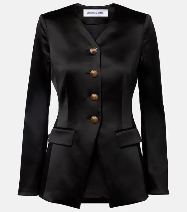 Veronica Beard Cynthia Satin Blazer