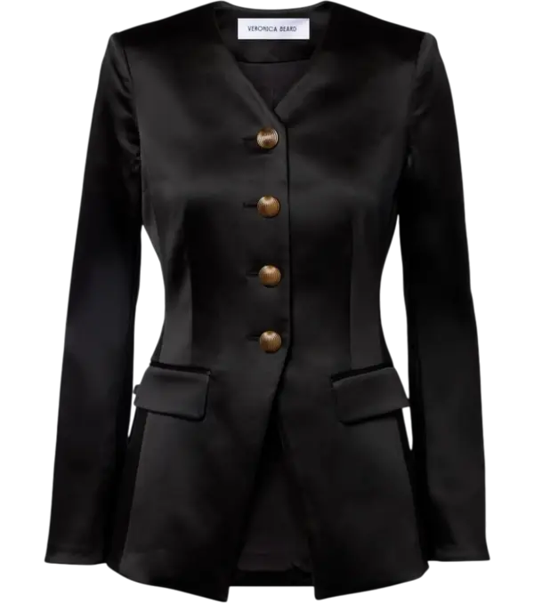 Veronica Beard Cynthia Satin Blazer