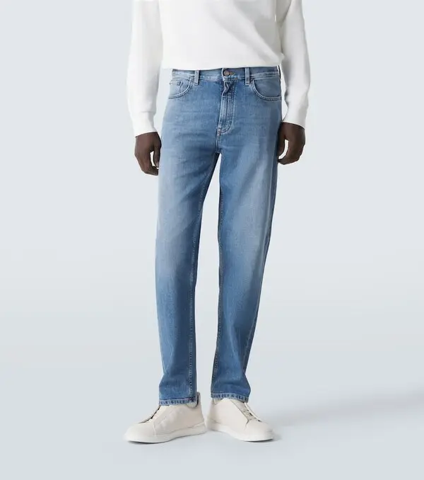 Zegna High-rise Straight Jeans