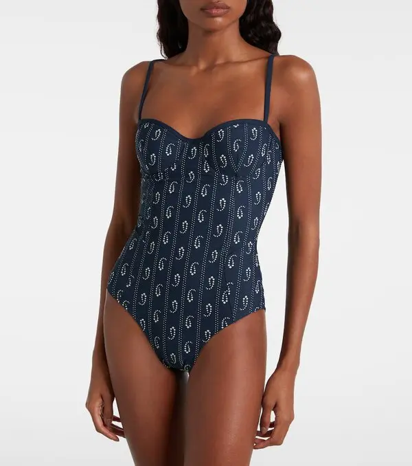Tory Burch Printed One-piece Swimsuit