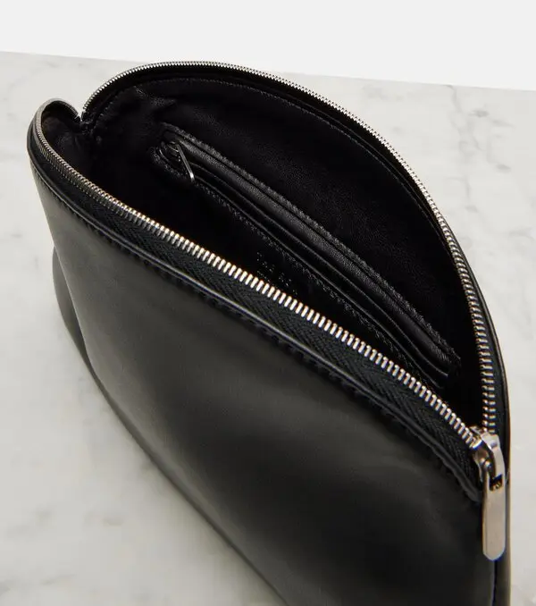 THE ROW Round Leather Coin Purse