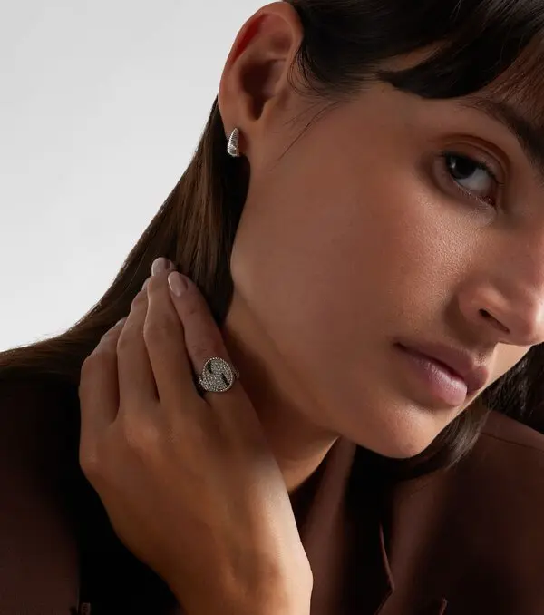 Yvonne Léon Berlingot Nano Hoop Earrings - Silver