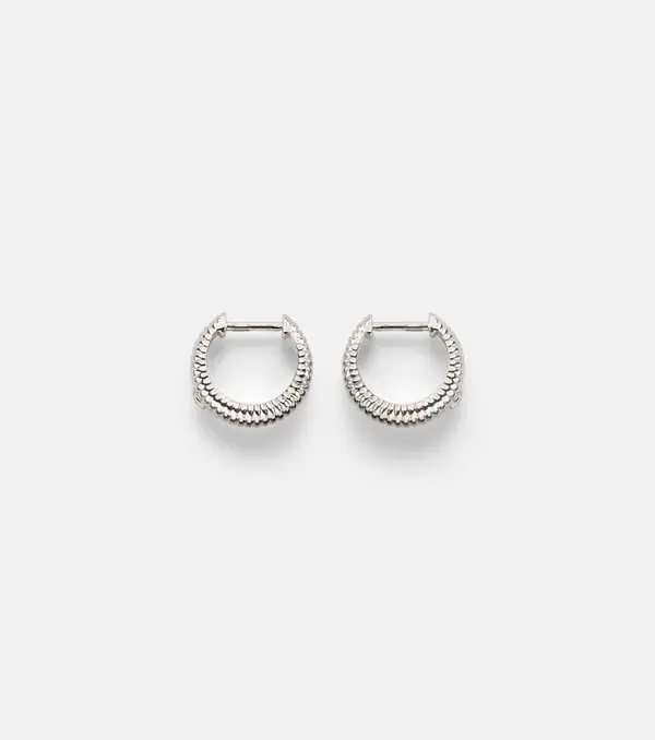 Yvonne Léon Berlingot Nano Hoop Earrings - Silver