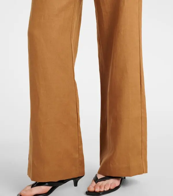 Faithfull The Brand Ilride Wide-leg Linen Pants