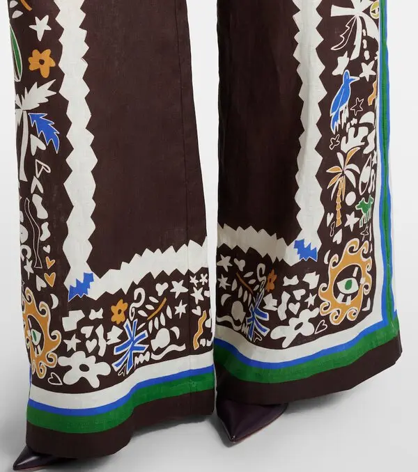 ALEMAIS Alémais Maroc Printed Wide-leg Pants - Multicoloured