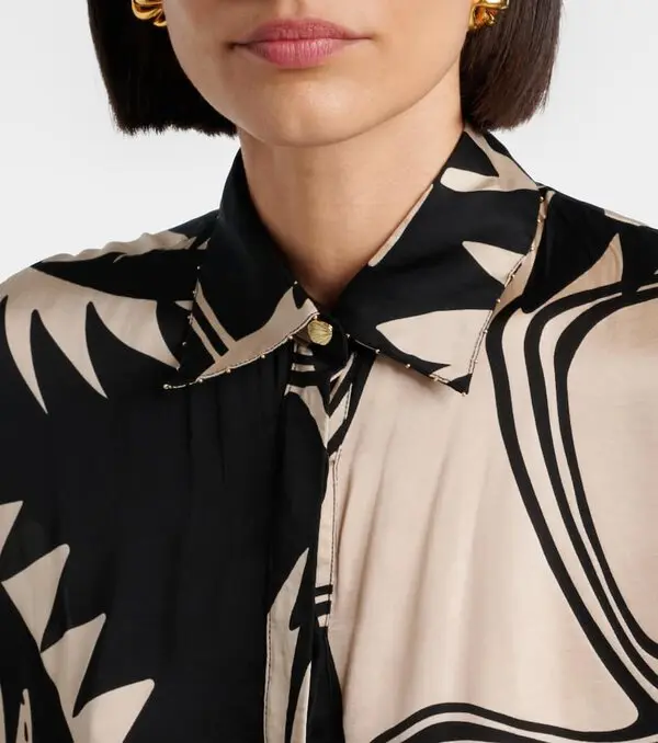 Poupette St Barth Eileen Printed Blouse