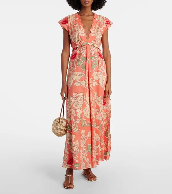 Poupette St Barth Noreen Cotton Maxi Dress