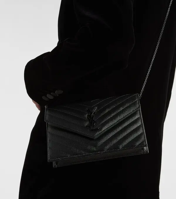 Saint Laurent Cassandre Envelope Small Wallet On Chain