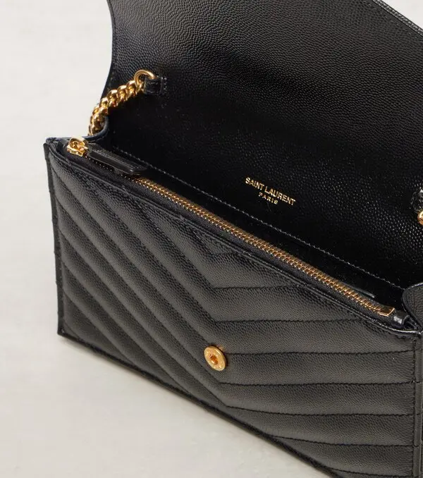 Saint Laurent Cassandre Envelope Small Wallet On Chain