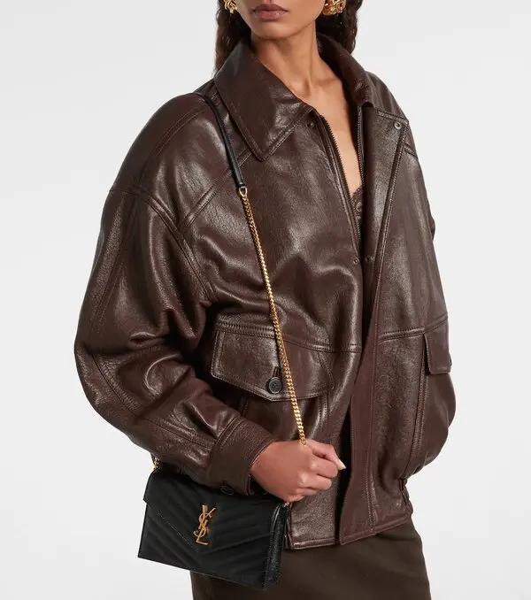 Saint Laurent Cassandre Envelope Small Wallet On Chain