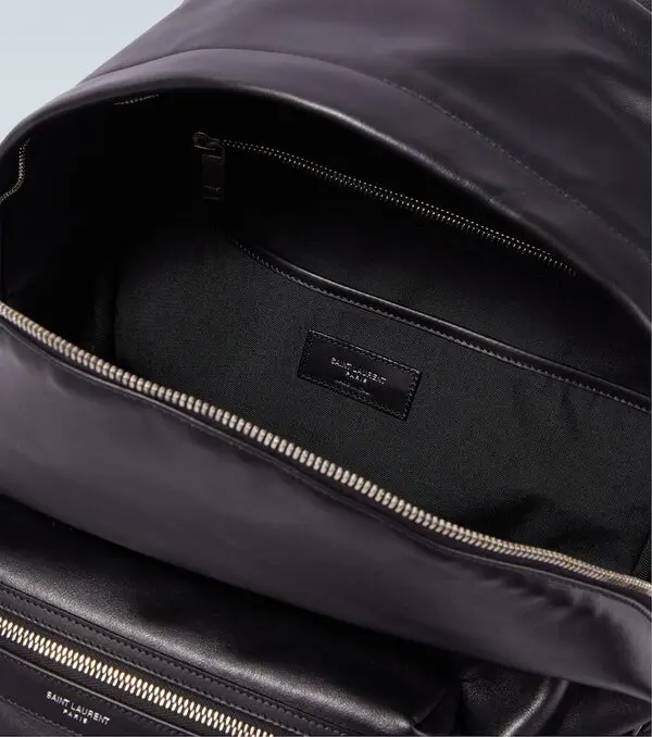Saint Laurent City Leather Backpack