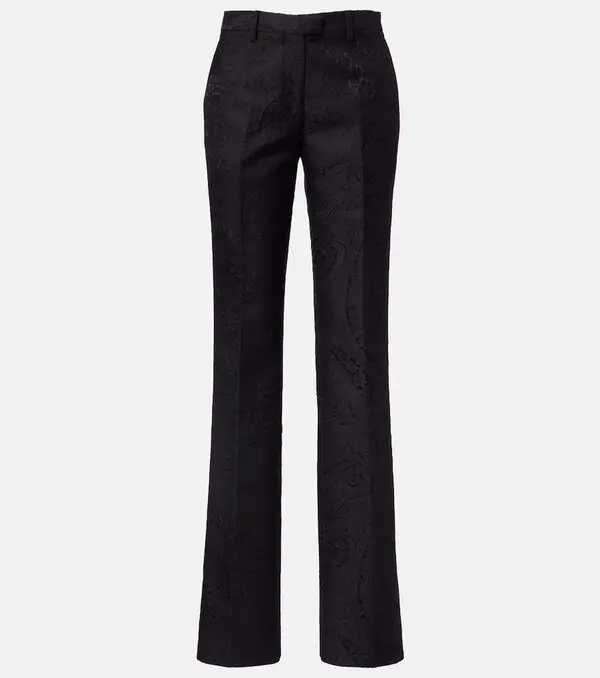 Etro Paisley Jacquard Bootcut Pants