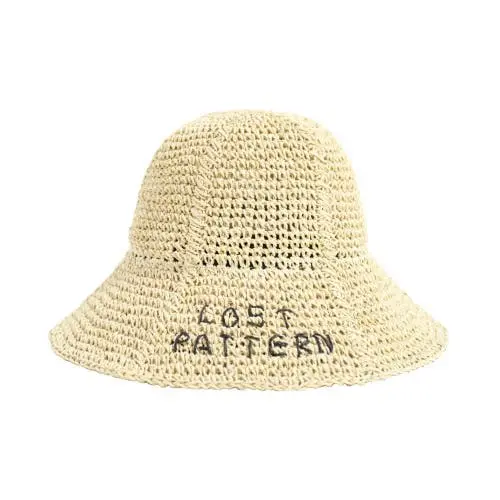 LOST PATTERN Wanderlight Packable Straw Hat - Khaki