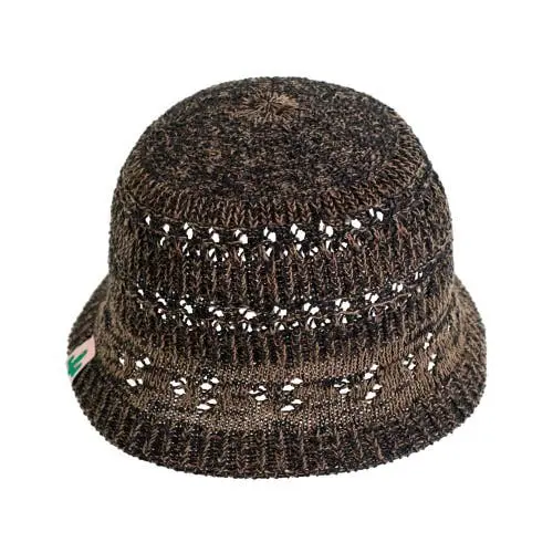 LOST PATTERN Nyc Cactus Crochet Bucket Hat - Toasted Cocoa