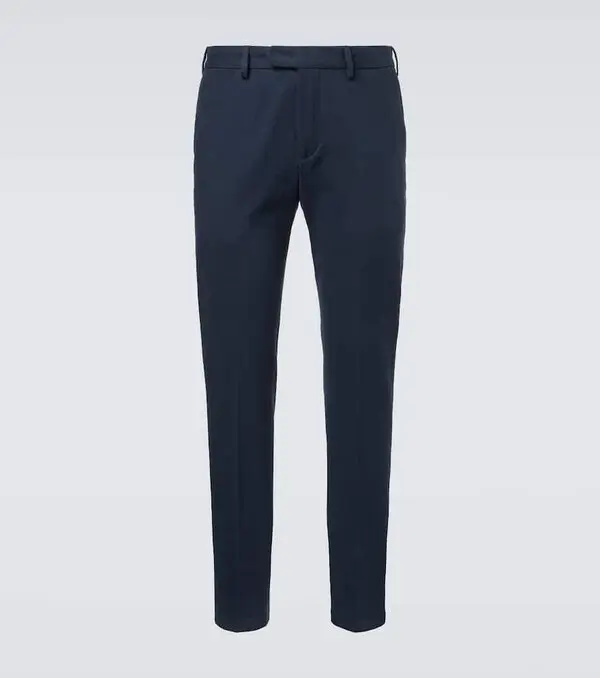 Thom Sweeney Cotton Twill Slim Pants