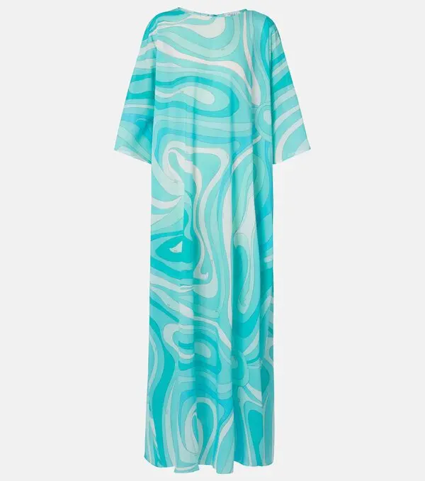 Emilio Pucci Marmo Cotton Kaftan