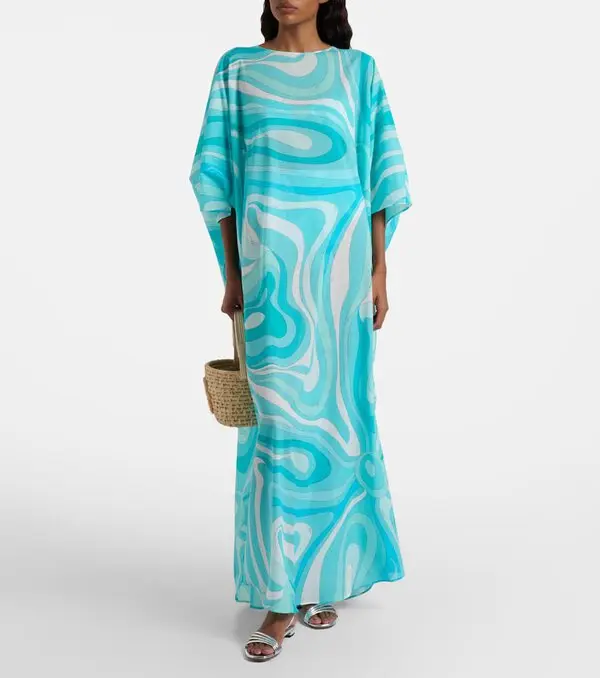 Emilio Pucci Marmo Cotton Kaftan