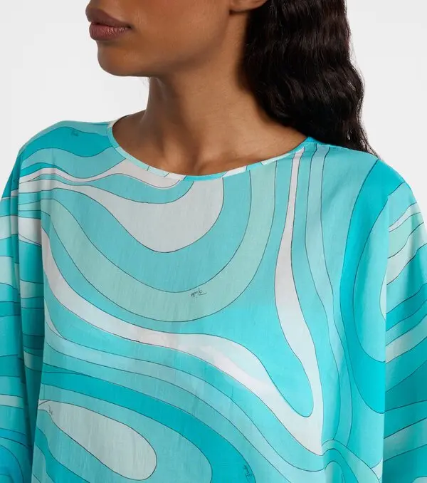 Emilio Pucci Marmo Cotton Kaftan