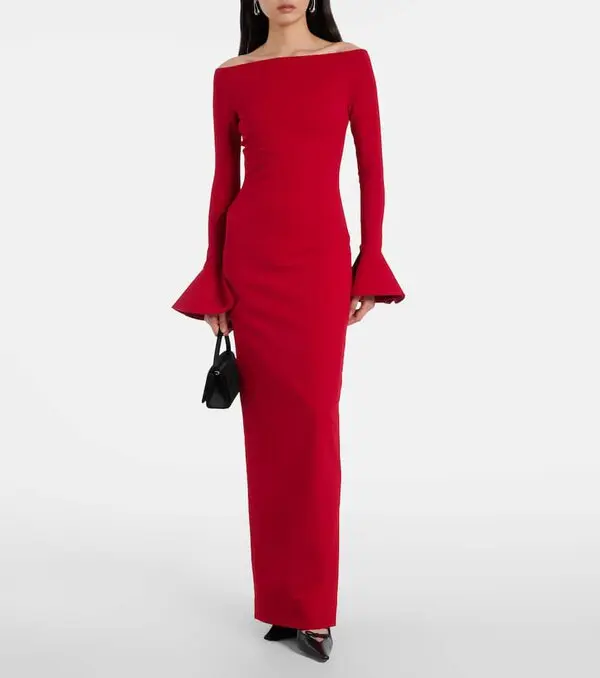 Solace London Anica Off-shoulder Gown