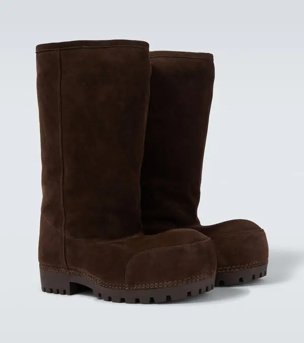 Balenciaga Alaska Suede Knee-high Boots