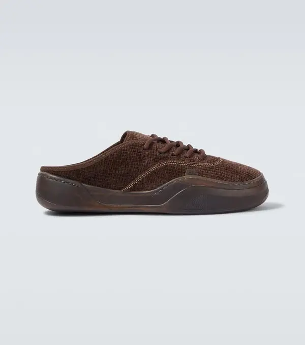 ERL Camino Corduroy Mules - Brown