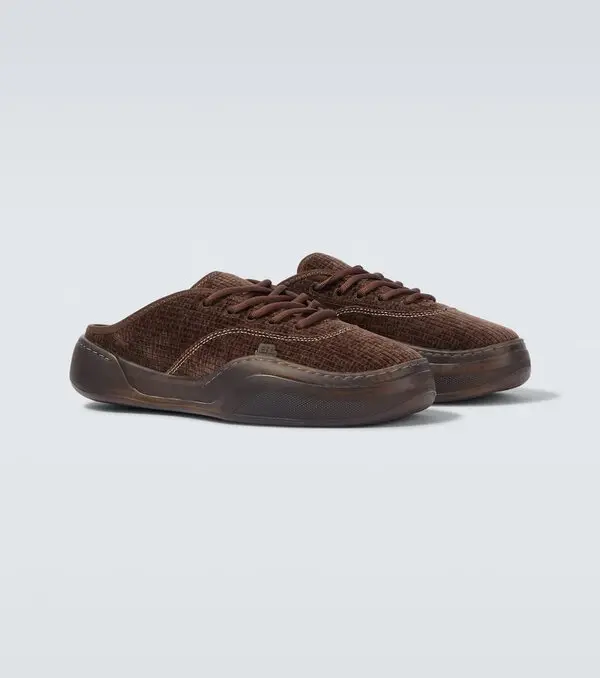 ERL Camino Corduroy Mules - Brown