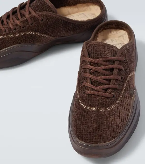ERL Camino Corduroy Mules - Brown
