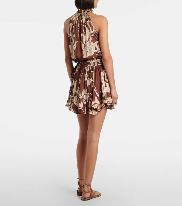 Poupette St Barth Bianca Printed Minidress