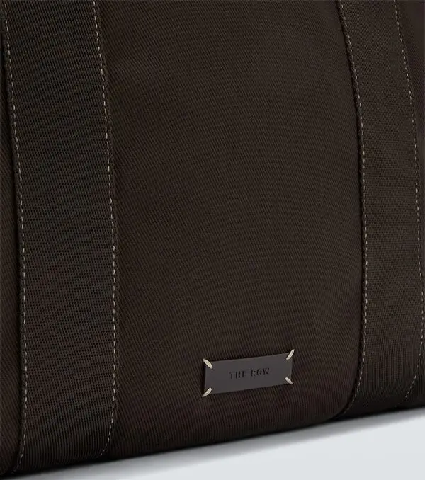 THE ROW Sisal Canvas Duffle Bag - Brown
